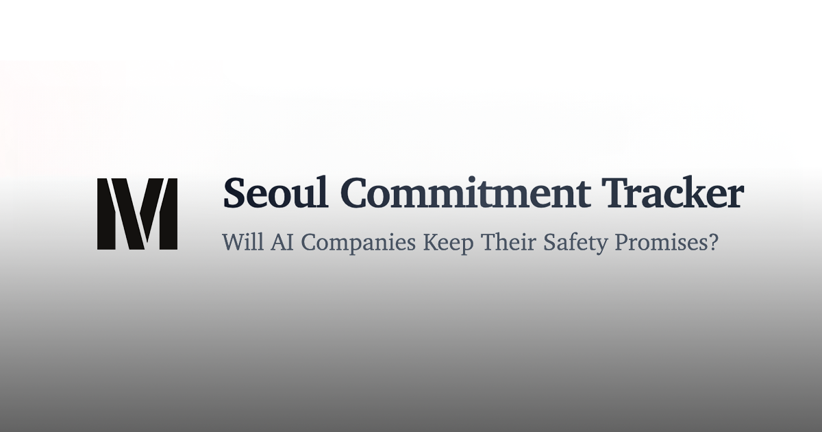 Seoul Commitment Tracker